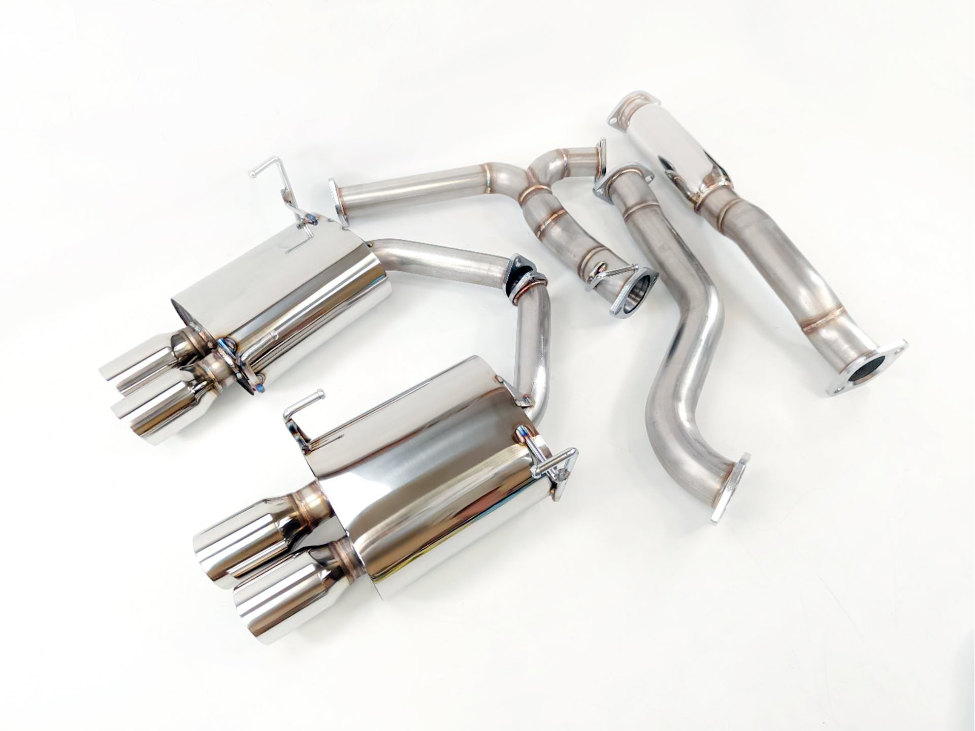 2015-2021 Subaru WRX STI VA Sedan Catback Exhaust Quad Tips – Circuit Werks