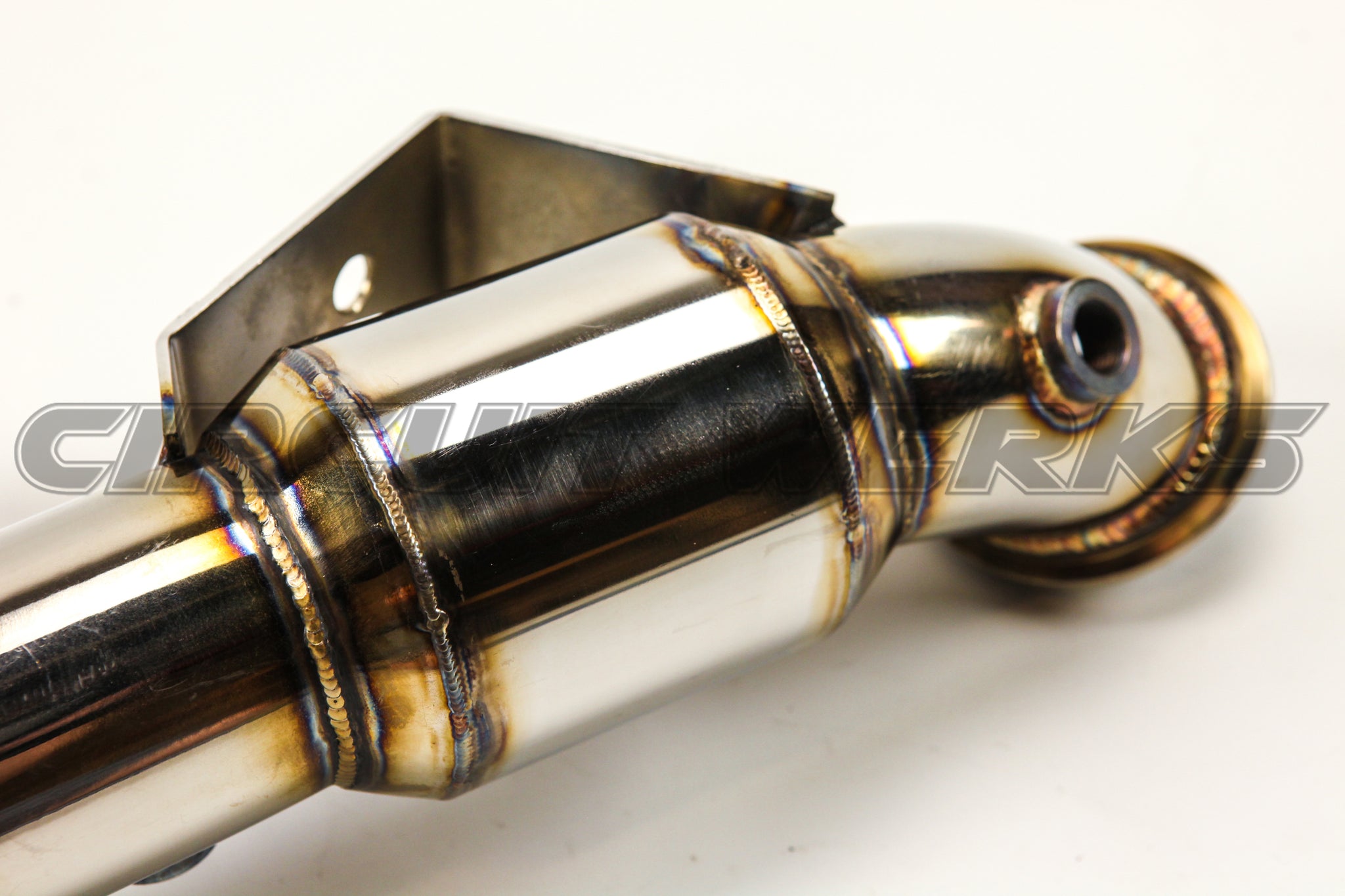 2013-2018 Ford Focus ST Resonated Catless 3" Downpipe – Circuit Werks