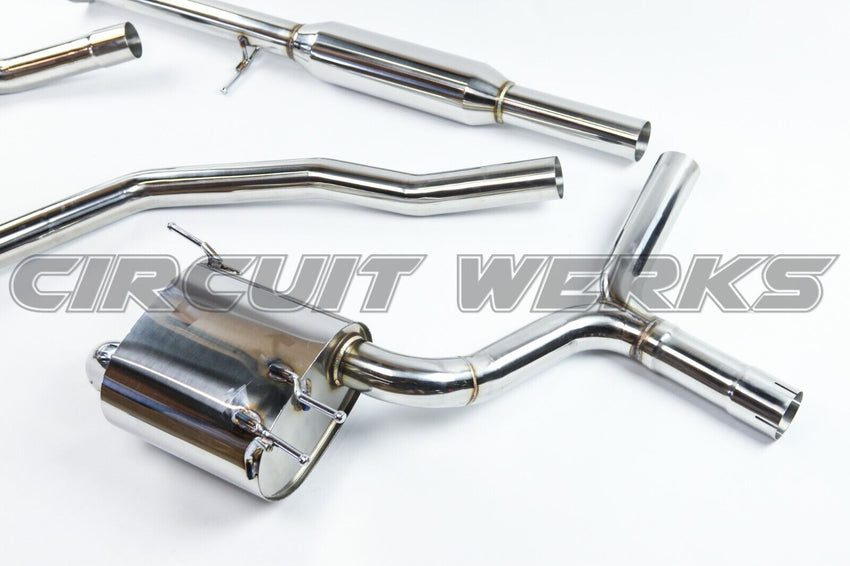 2015-2017 Acura TLX V6 FWD Circuit Werks Resonated Catback Exhaust Sys