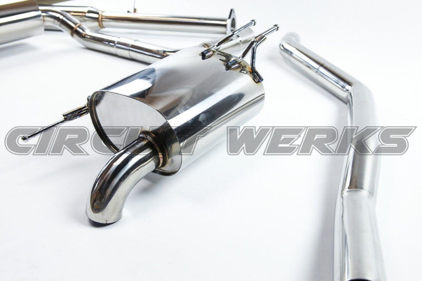 2015-2017 Acura TLX V6 FWD Circuit Werks Resonated Catback Exhaust Sys